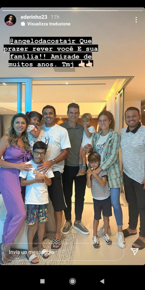 Ex Sampdoria, Eder incontra Da Costa: "Amicizia da molti anni"